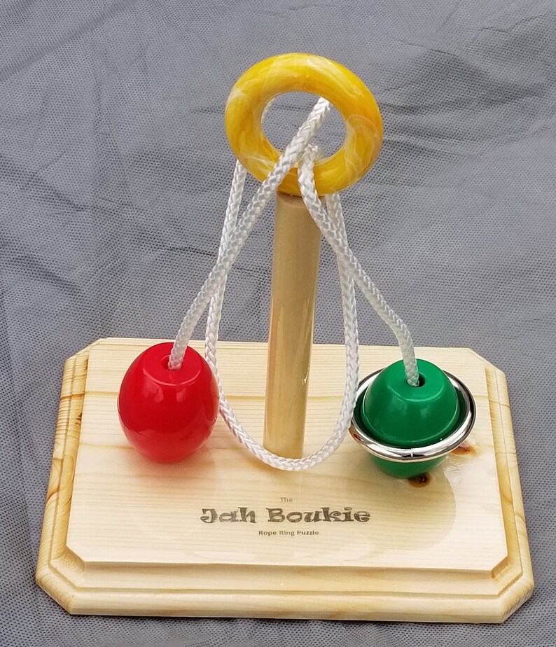 Jah Boukie Rope Ring Puzzle - Also Known as the Famous Japanese Rope ...