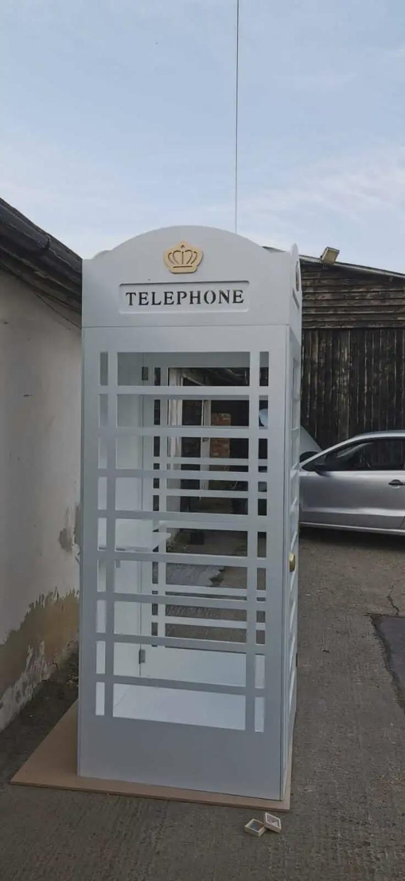 London Telephone Box Wedding Decor DXF Files – CNC Ready (digital ...