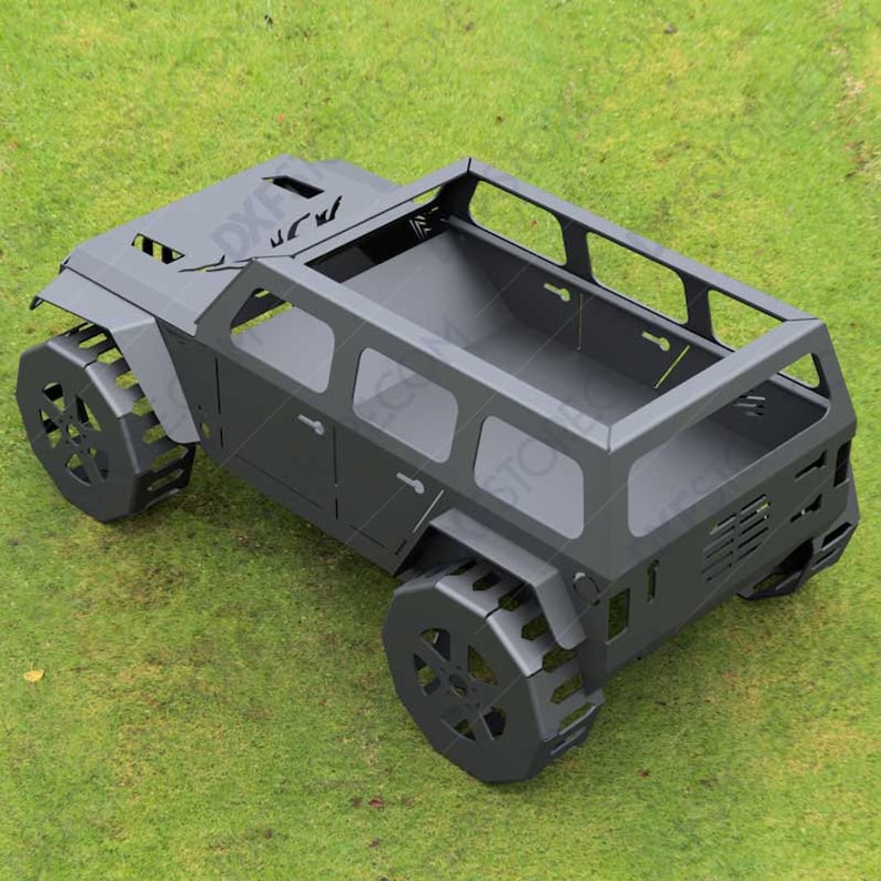 Jeep Fire Pit Complete Car Fire Pit 50x29x23 - Etsy