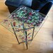 Mixed-media Round or Square Glass Table Top; Reclaimed Content - Etsy