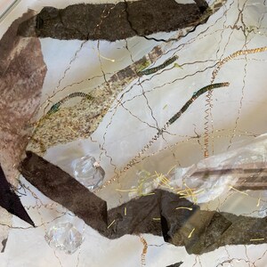 Mixed-media Square Glass Table Top Reclaimed Content stand Not Included ...