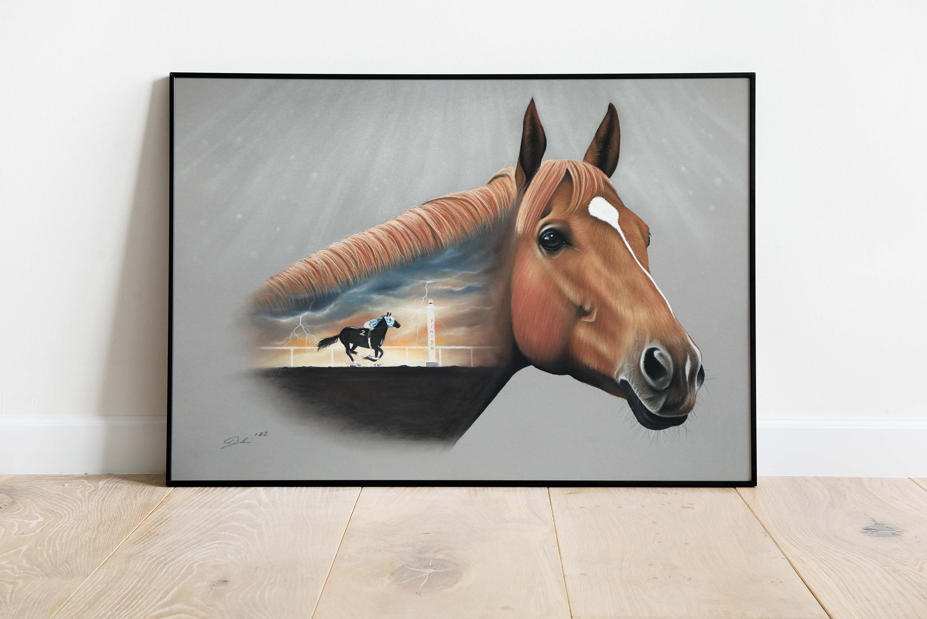 Secretariat PRINT Equestrian Wall Art - Etsy