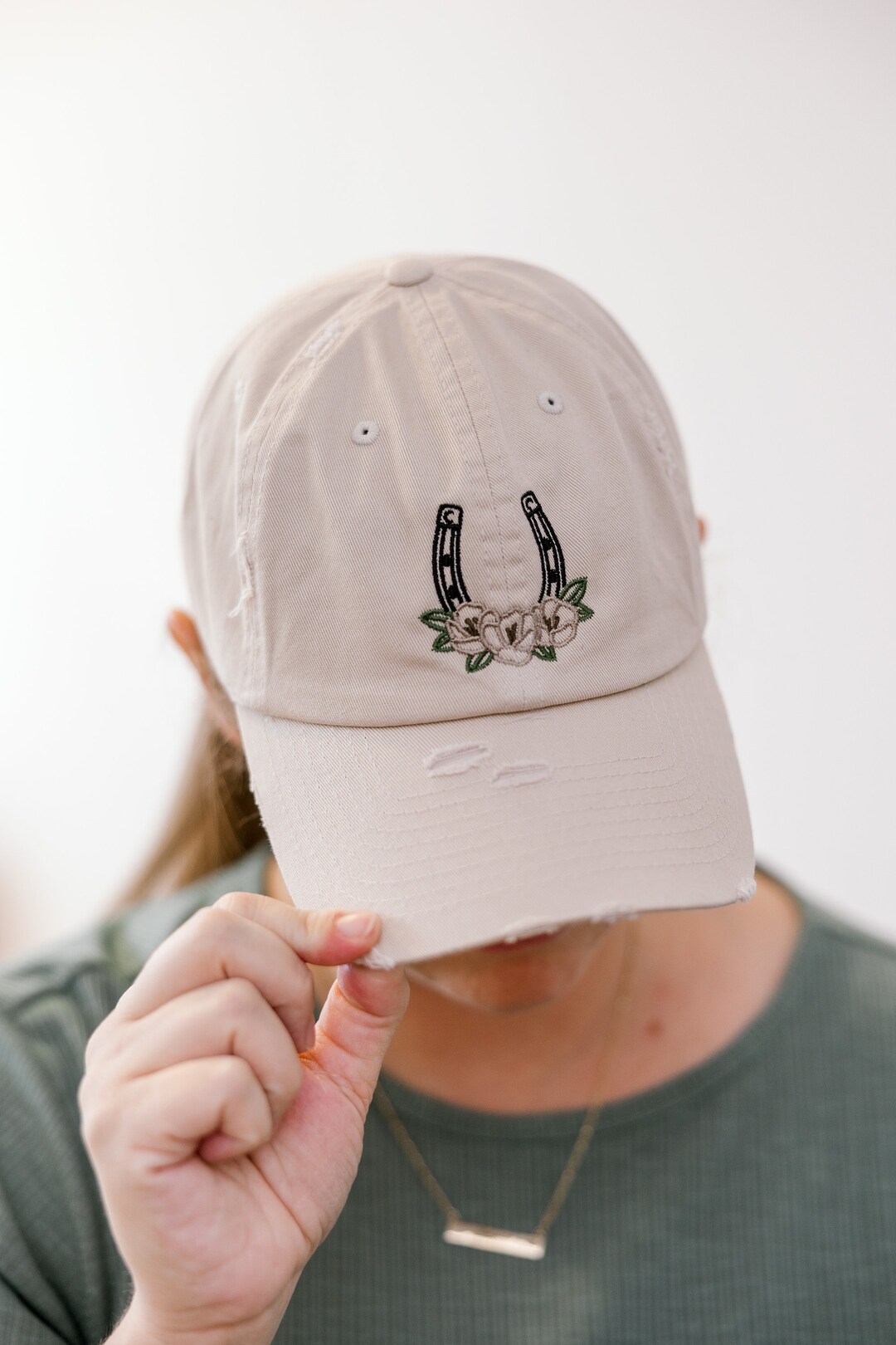 Lucky Horseshoe Embroidered Hat | Vintage Hat | Horse Riding Hat - Etsy