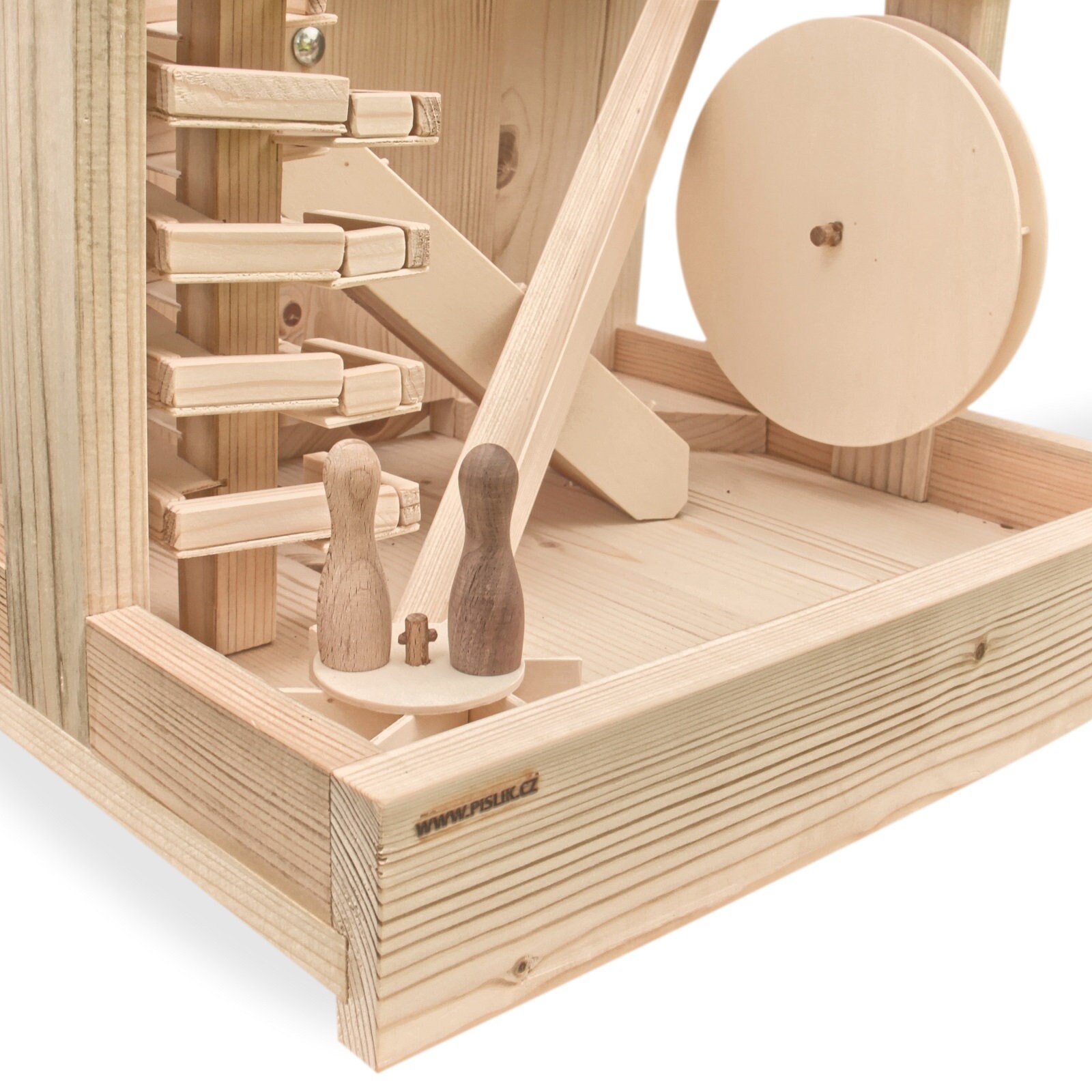 Wooden Marble Machine. Solid wood marble run toy. Mechanical | Etsy