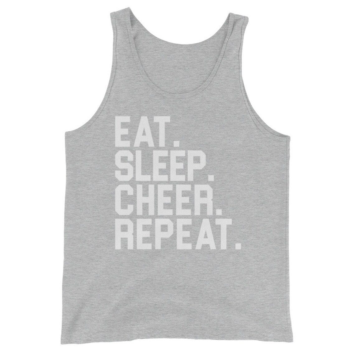 Eat Sleep Cheer Repeat Cheerleading Practice Tank Top - Etsy