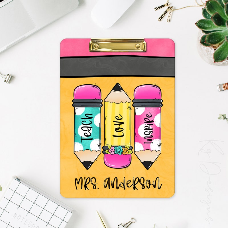 Teacher Clipboard - Etsy