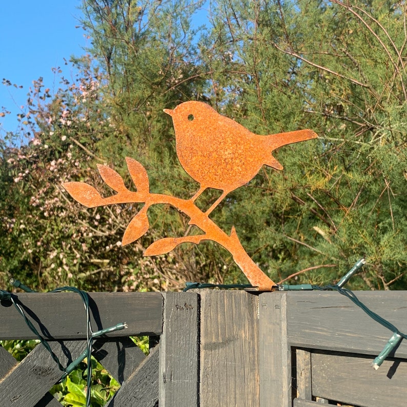 Rusty Robin Robin Decor Garden Decor Garden Metal - Etsy Canada
