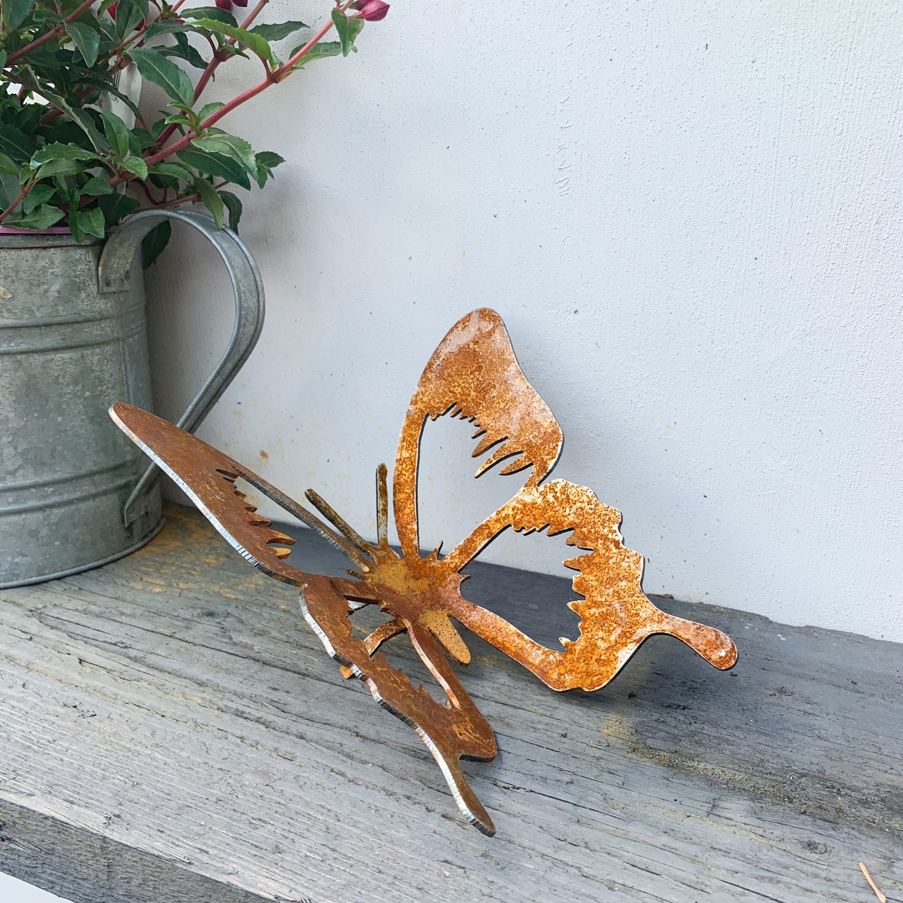 Rusty Butterfly Butterfly Plasma Cut Garden Art Rusty - Etsy