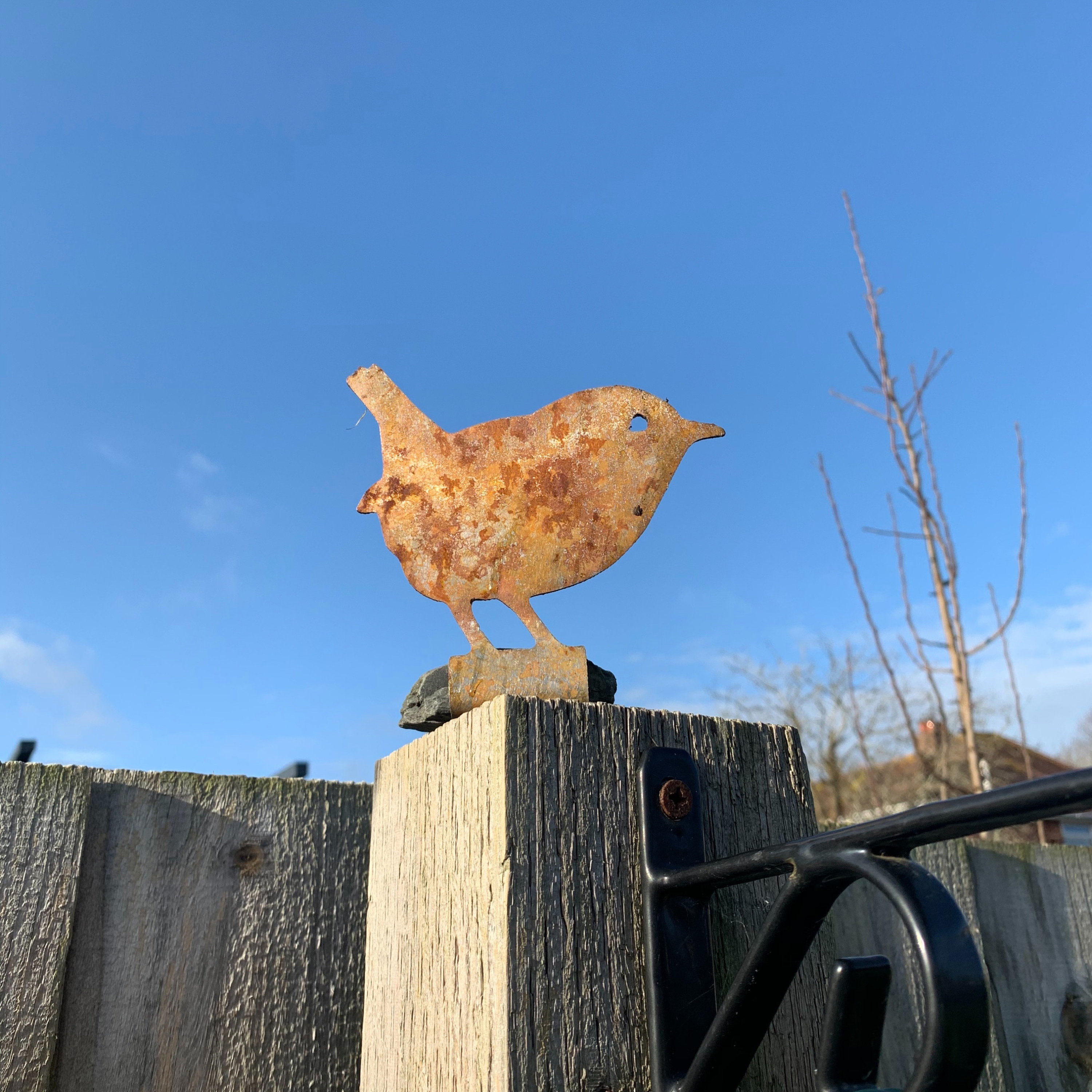 Rusty Wren Wren Decor Garden Decor Garden Metal Garden - Etsy Canada