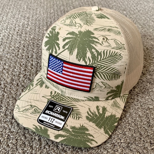 US American Flag Hat Trucker Mesh Snapback Cap Individually - Etsy