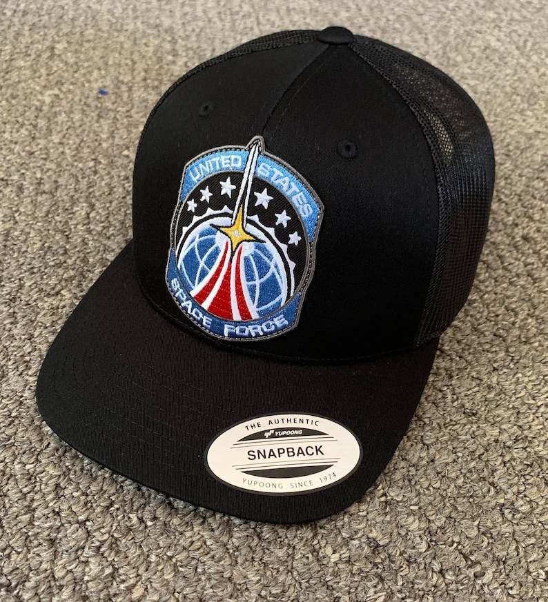US Space Force Hat Snapback Trucker Mesh Cap Individually - Etsy Israel