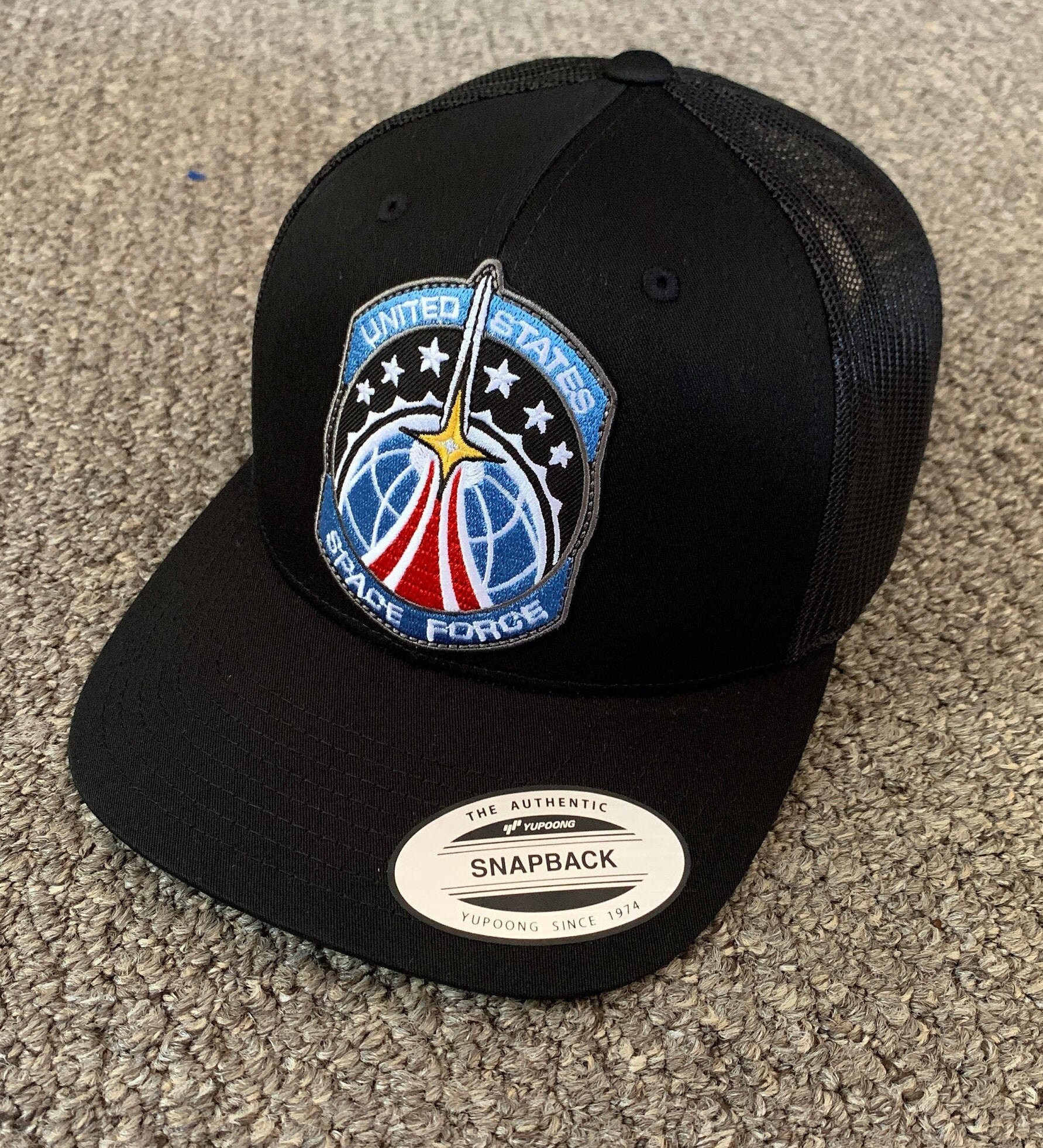 US Space Force Hat Snapback Trucker Mesh Cap Individually - Etsy