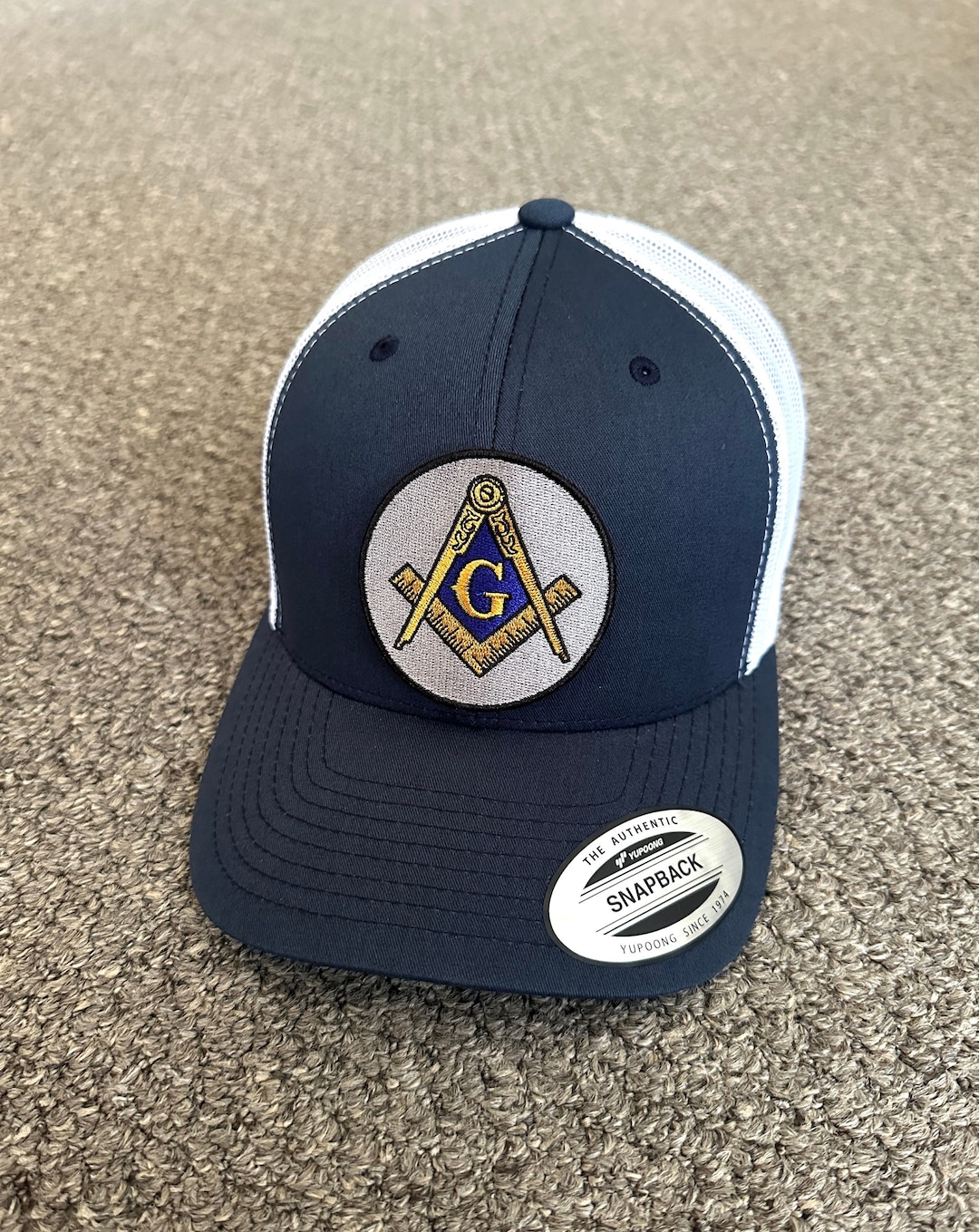 Masonic Hat Freemason Logo Snapback Mesh Cap (6 Color Options ...