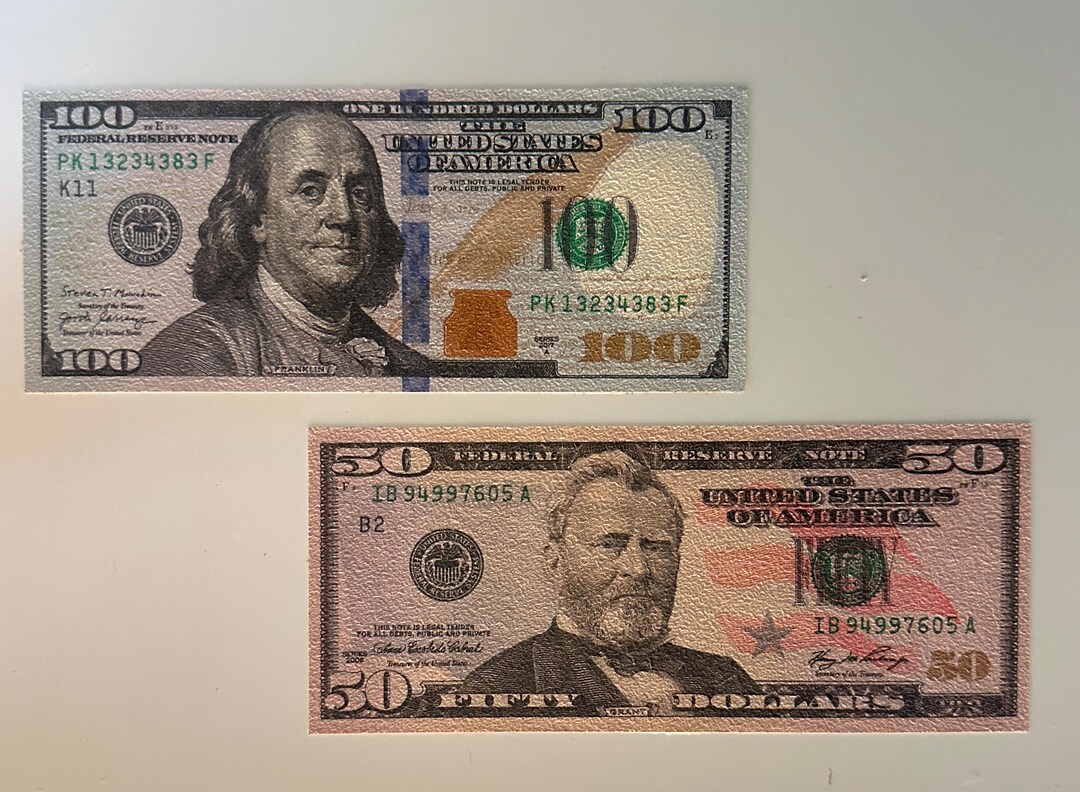 100 Dollar Bill Decal Textured Anti-slip Repositionable Money - Etsy