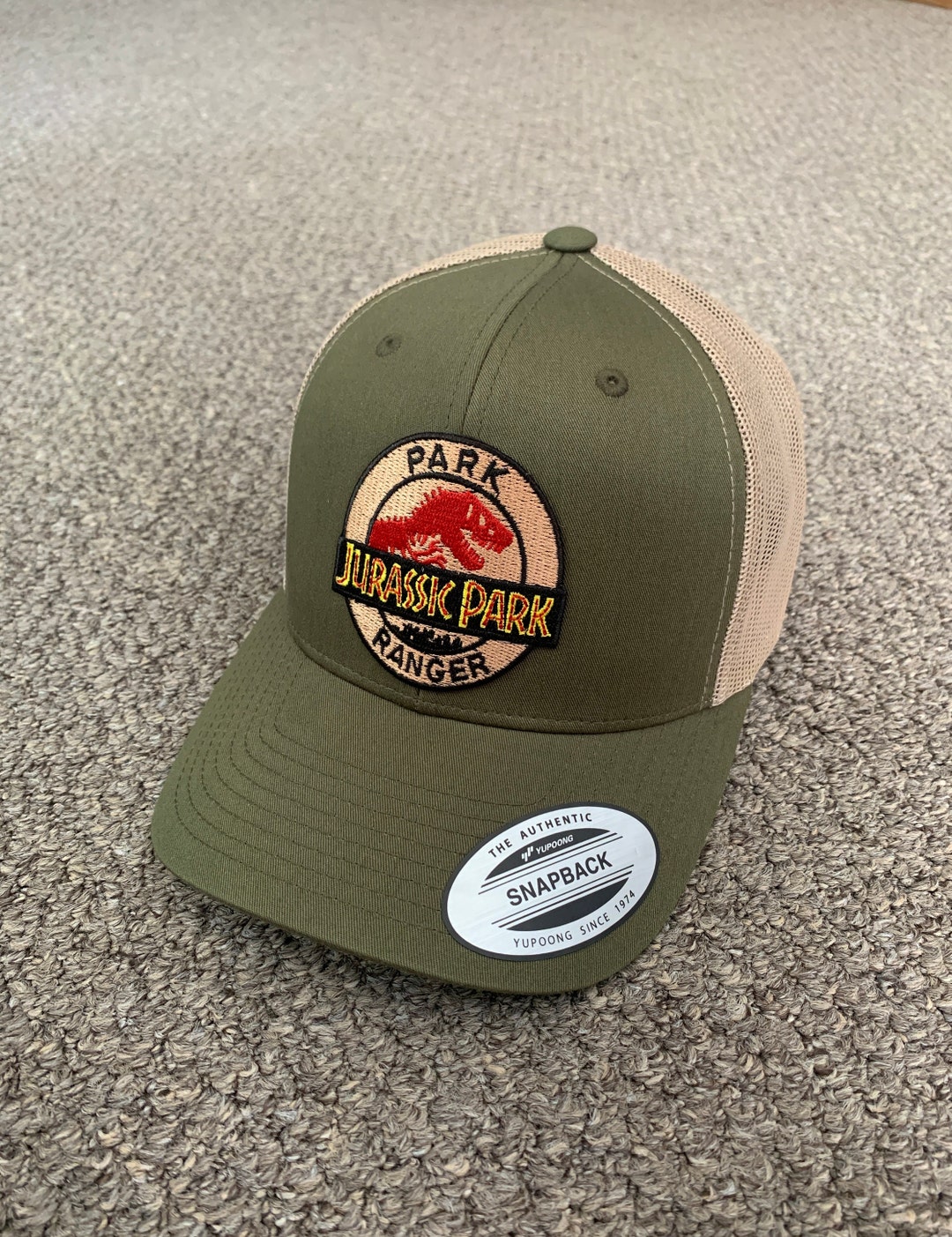 Jurassic Park Ranger Park Security Hat Snapback Trucker Mesh - Etsy