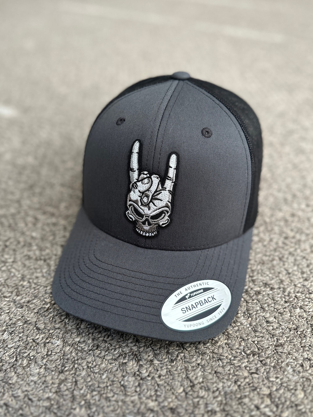 Rock on Hat Dio Rock & Roll Megadeth Heavy Metal Snapback Trucker Mesh ...
