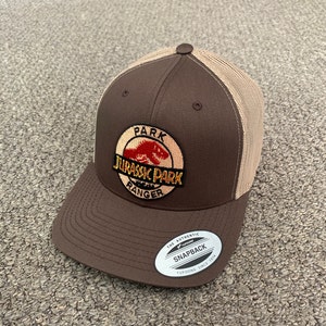 Jurassic Park Ranger Park Security Hat Snapback Trucker Mesh - Etsy