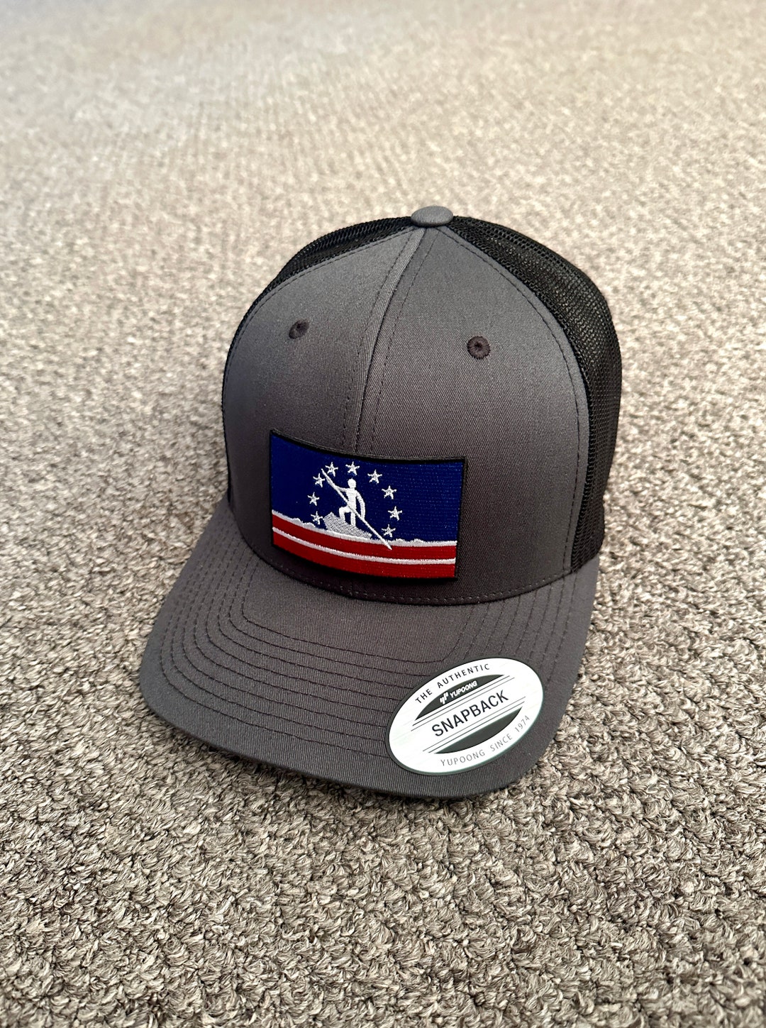 City of Richmond Virginia Flag Hat Snapback Trucker Mesh Cap ...