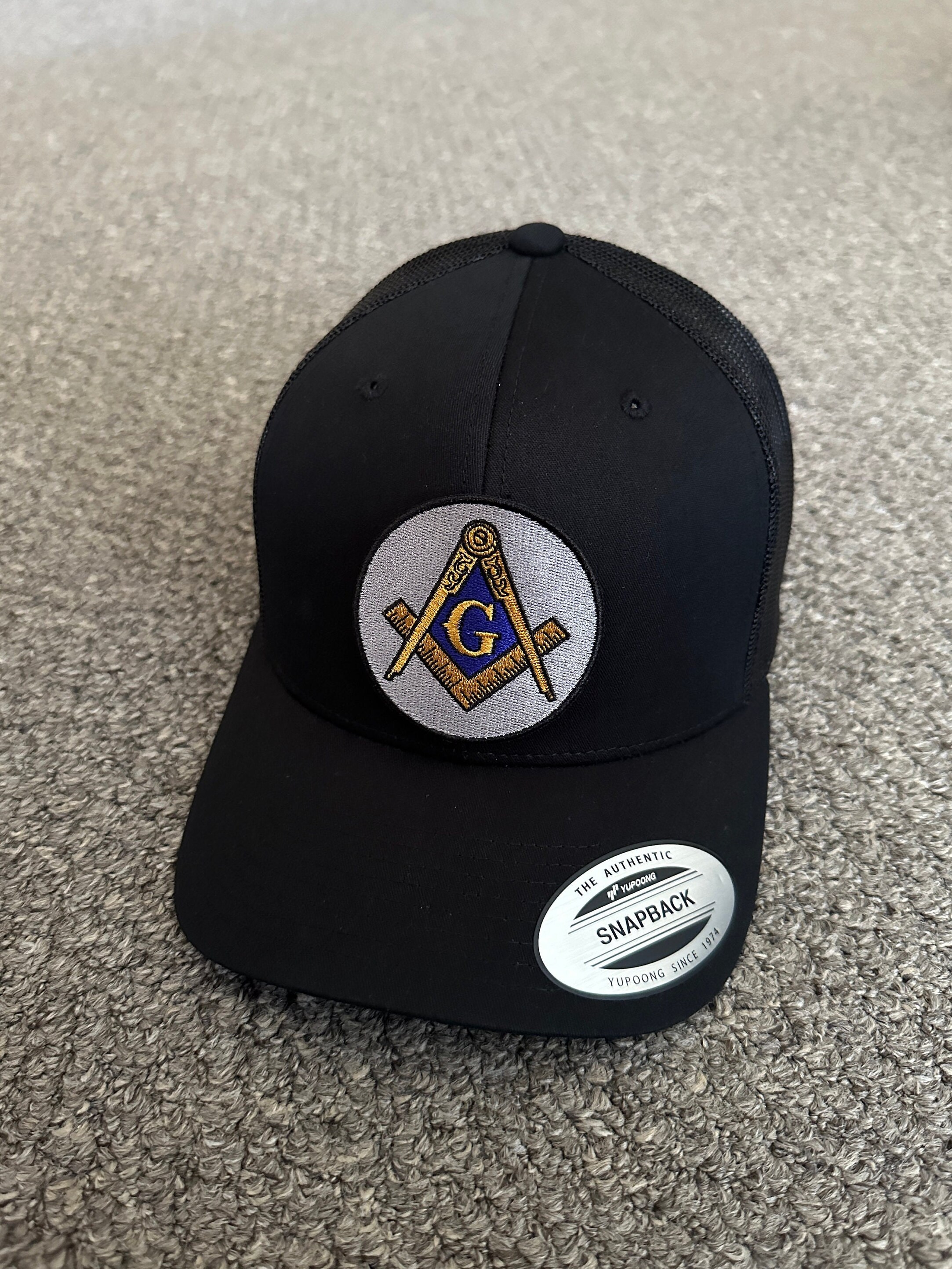 Masonic Hat Freemason Logo Snapback Mesh Cap (6 Color Options ...