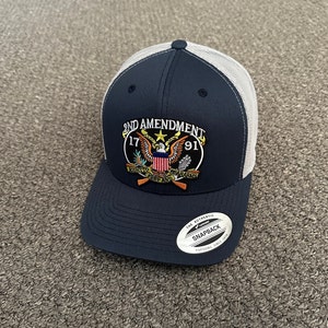 2nd Amendment Hat Snapback Trucker Mesh Cap Individually - Etsy