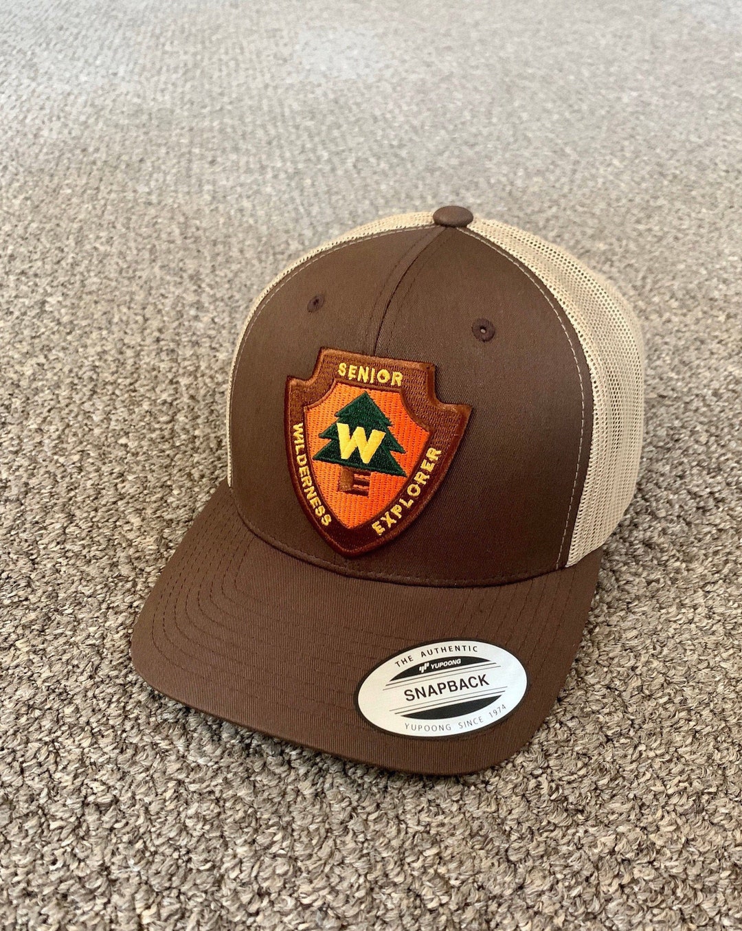 Wilderness Explorer Hat Snapback Trucker Mesh Cap Handcrafted in ...