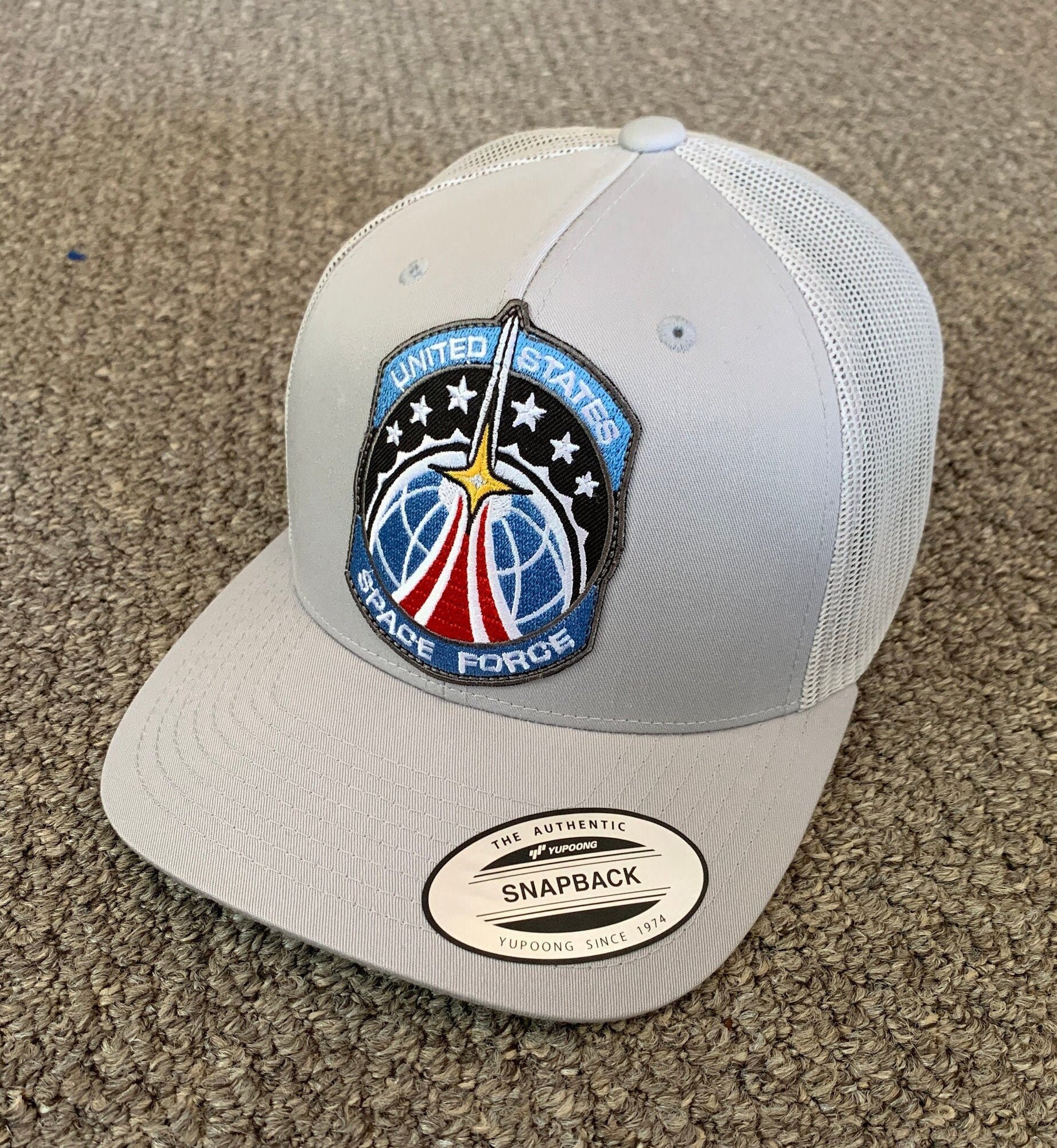 US Space Force Hat Snapback Trucker Mesh Cap Individually - Etsy