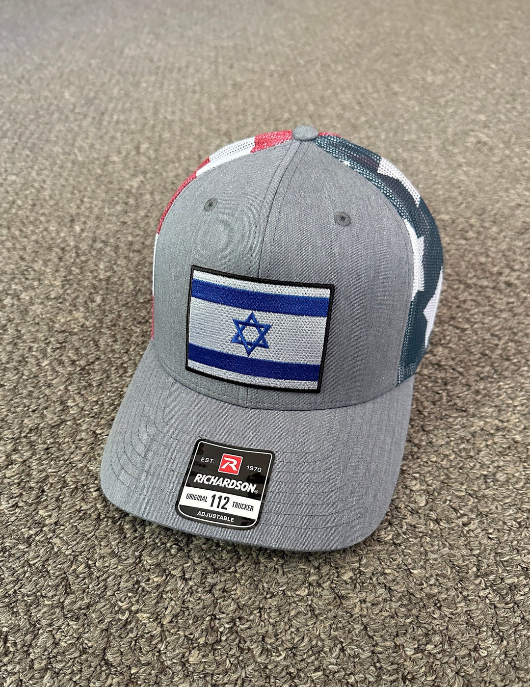 Israel Flag Hat Snapback Trucker Mesh Cap Handcrafted From Florida - Etsy