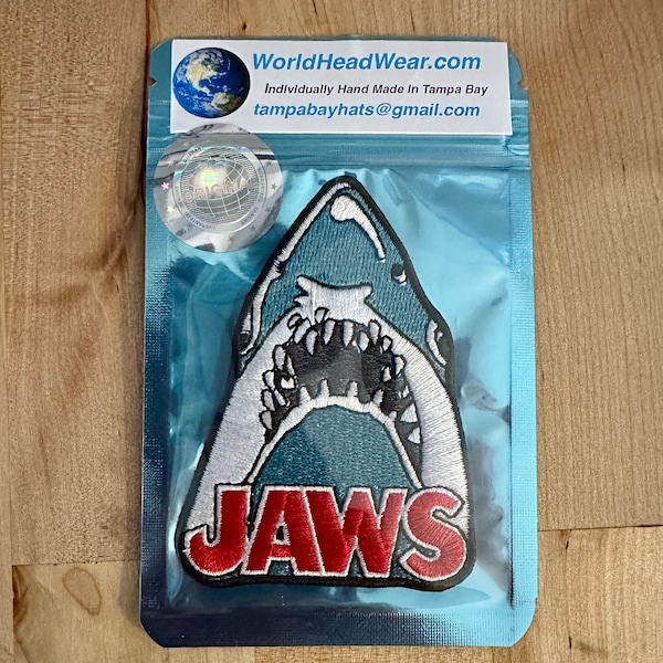 Jaws Embroidery - Etsy