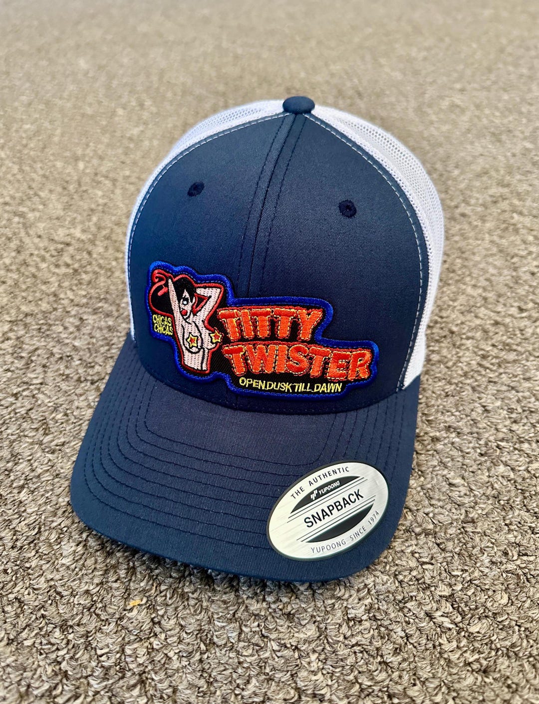 Titty Twister Hat From Dusk Till Dawn Snapback Mesh Cap Individually ...