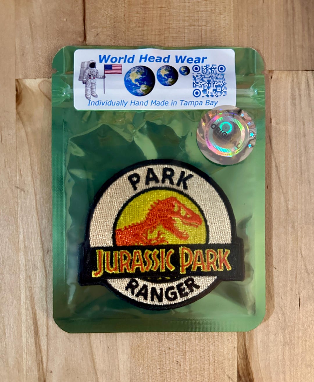 Jurassic Park Patch Collectable Park Ranger Embroidered Patch - Etsy