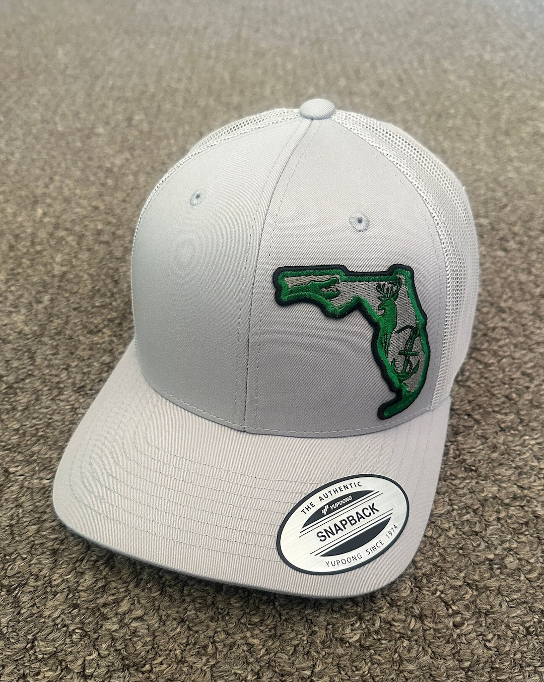 Florida Hat FWC Snapback Trucker Mesh Cap Individually Handcrafted in ...