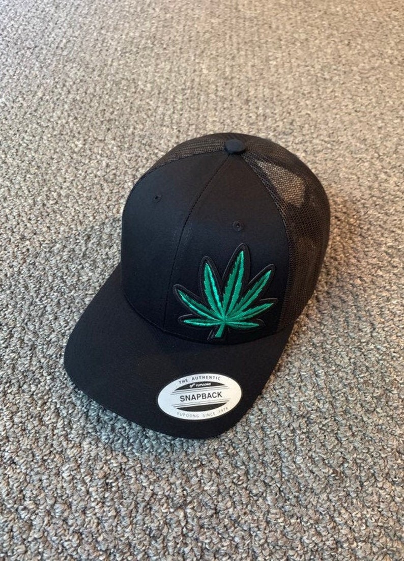 Cannabis Marijuana CBD Hat Trucker Snapback Mesh Cap - Etsy