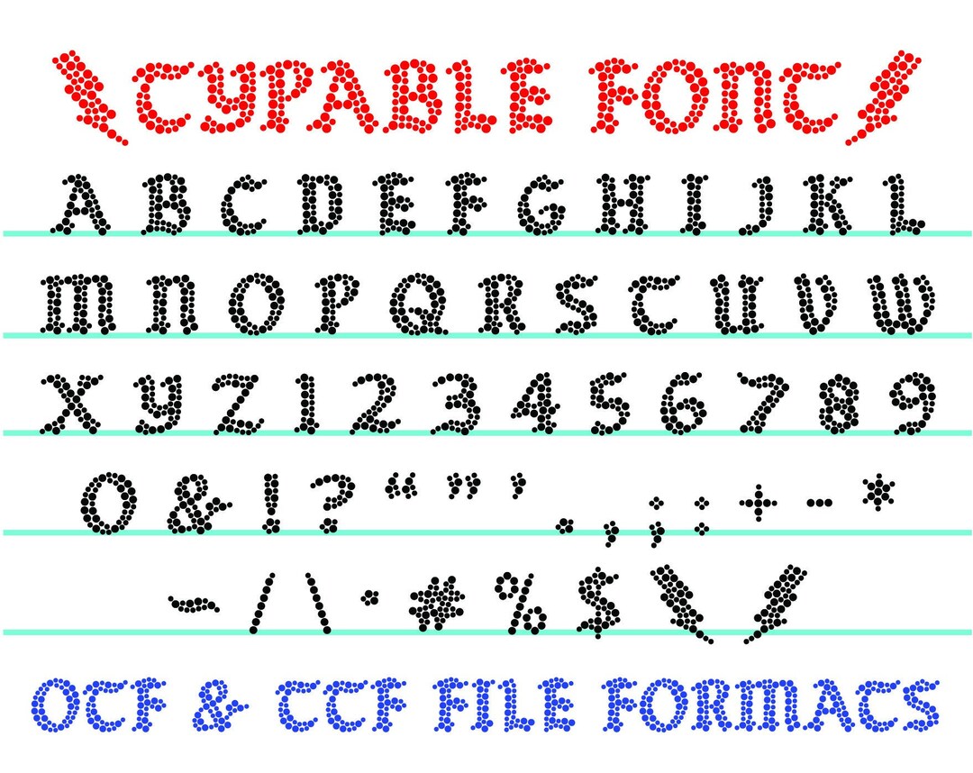 Typeable Rhinestone Font: Gothic Old English Letters (OTF & TTF) - Etsy