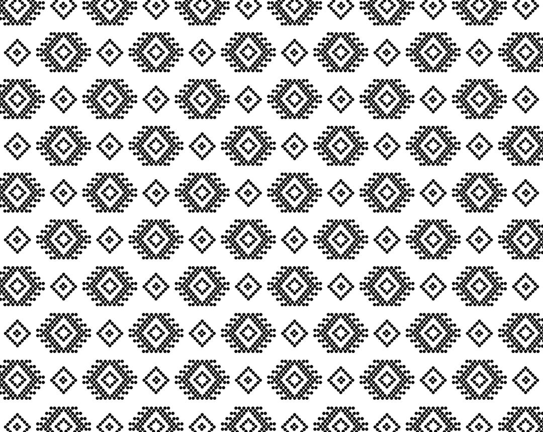 Tribal Rhinestone Template: Native American Design (digital Download ...