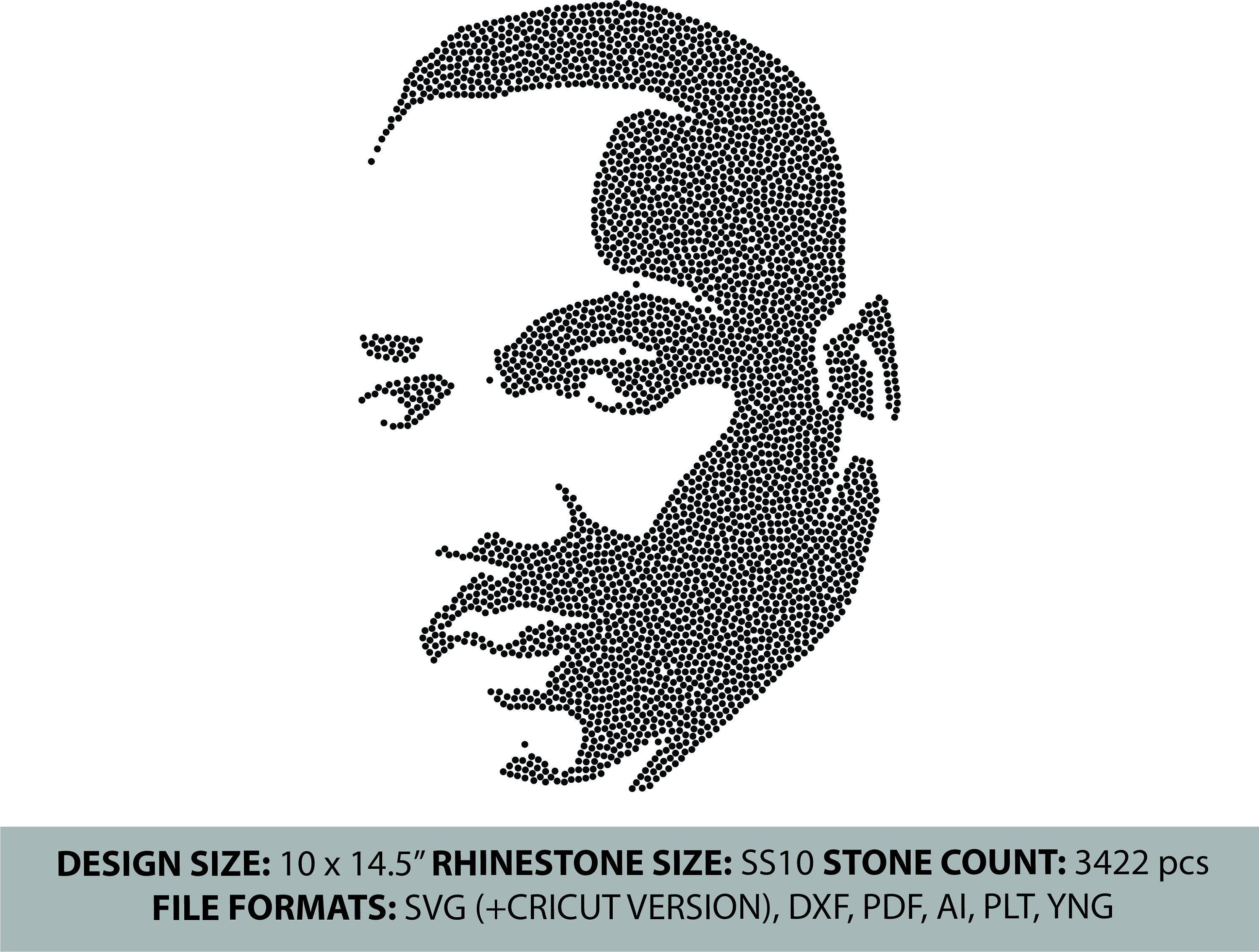 Martin Luther King Rhinestone SVG File (digital Download) - Etsy