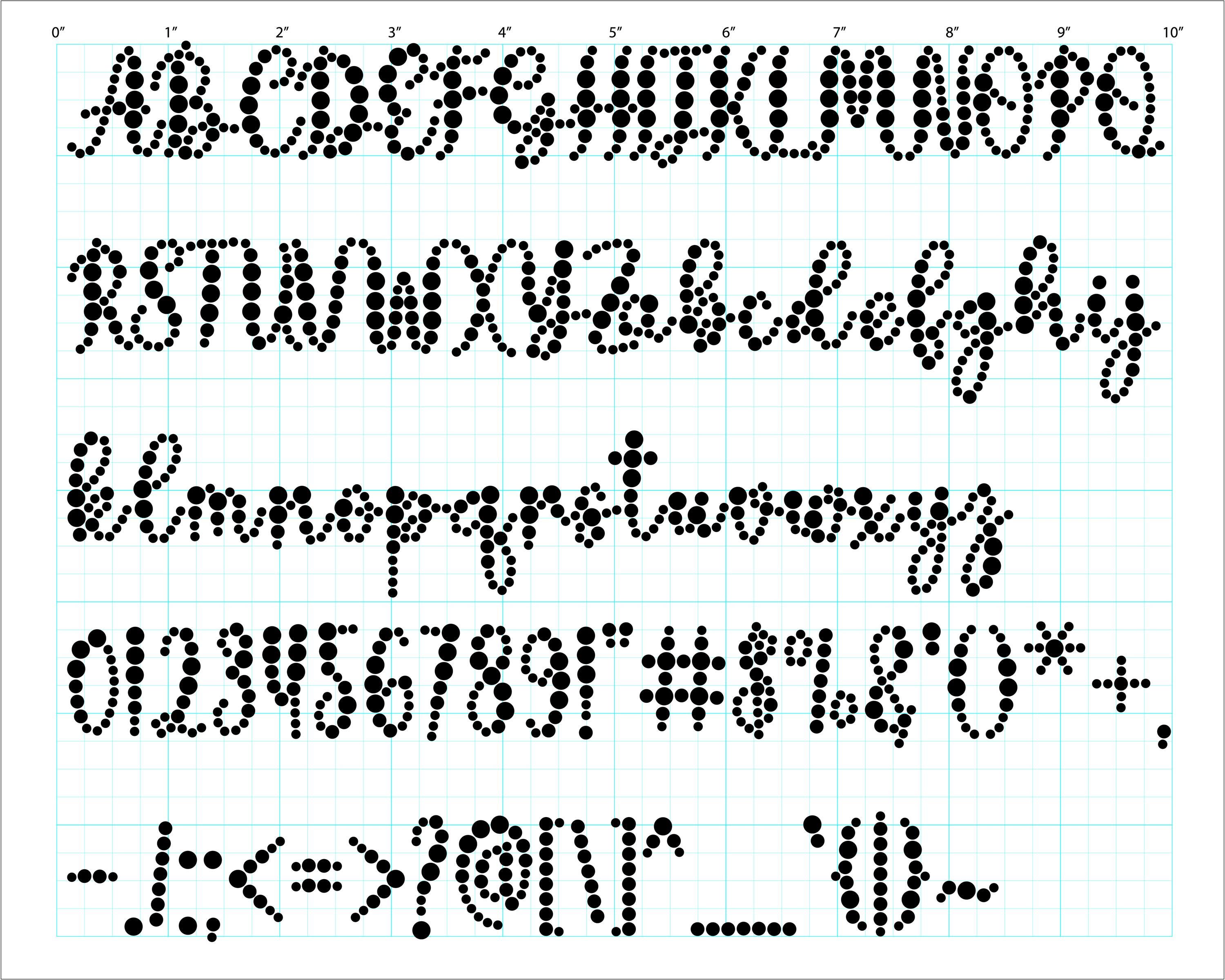 Typeable Rhinestone Font: Cursive Script, SS6 SS10 SS16 (OTF ...