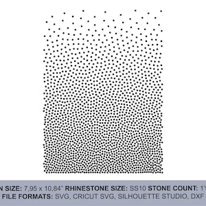 Gradient Rhinestone Template: SS10 SVG, DXF, Studio3 (digital Download ...