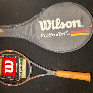 Pete Sampras Autographed Wilson Pro Staff 6.0 Tennis Racquet With ...