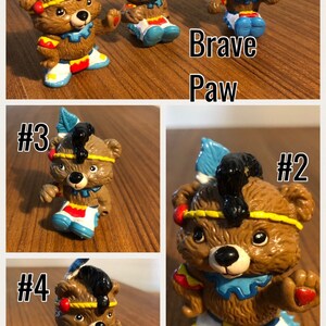 Vintage RARE 1985 Paw Bears Paw Paws Hanna Barbera Applause PVC Plastic ...