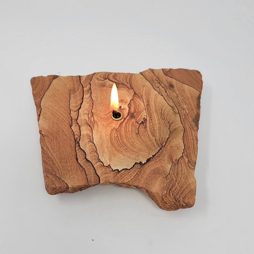 Picture Sandstone Rock Candle Sedona Red Rock Forever Rock Candle Oil ...