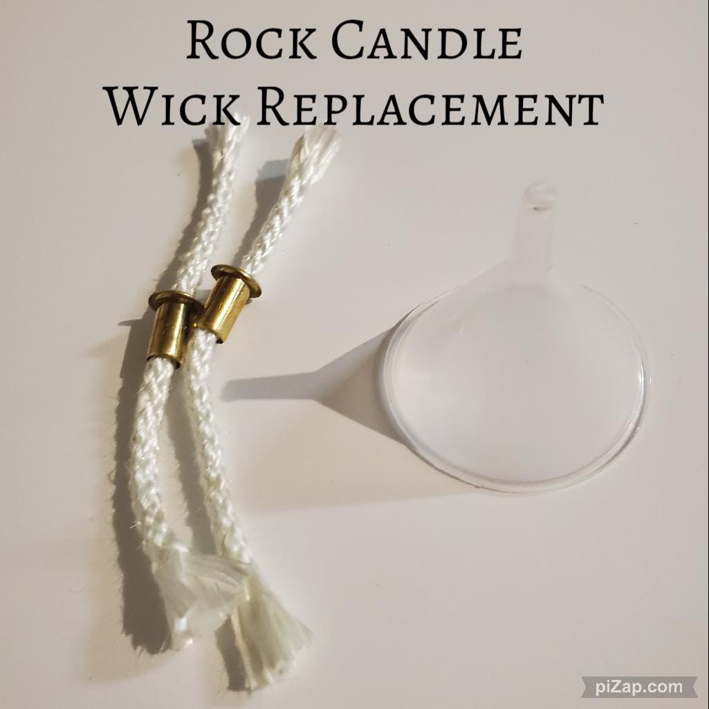 Replacement Wick, Brass Wick Holder and Filling Funnel | Oil Lamp ...