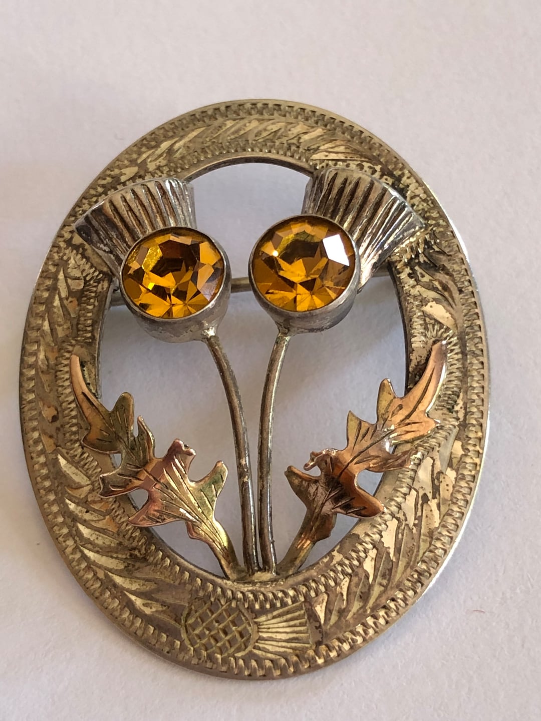 Vintage Sterling Silver Gold Ward Brothers Hallmarked Edinburgh 1962 ...