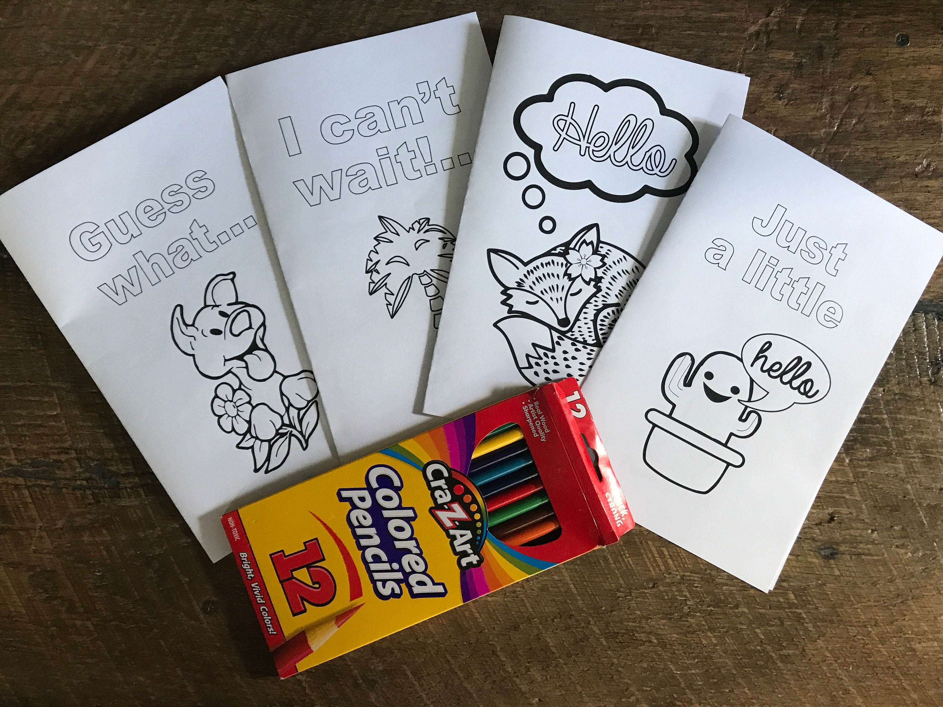 Children's Greeting Cards for Letter Writing Variety Pack Digital ...