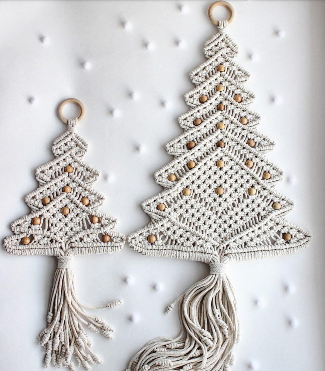 Large Macrame Christmas Tree | Etsy