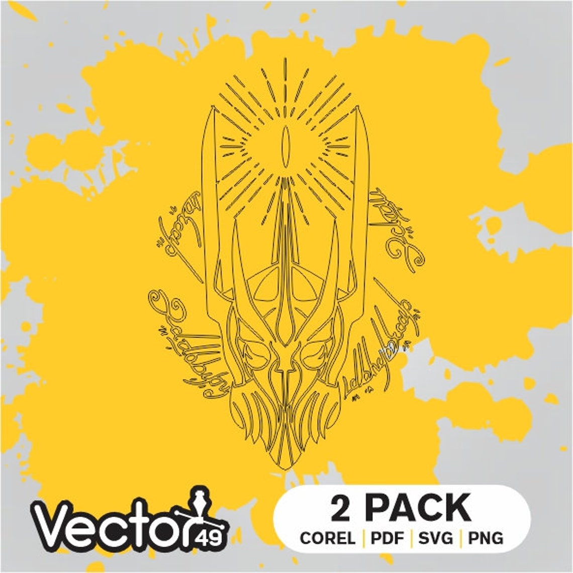 Lord of the Rings sauron, Eye Sauron, Vector Sauron, Señor De Los ...