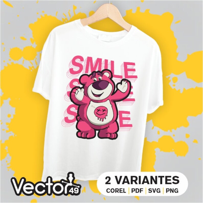 Playera Lotso, Lotso T-shirt, Lotso SVG, Lotso Vector, Smile Lotso ... Playera Lotso, Lotso T-shirt, Lotso SVG, Lotso Vector, Smile Lotso ...