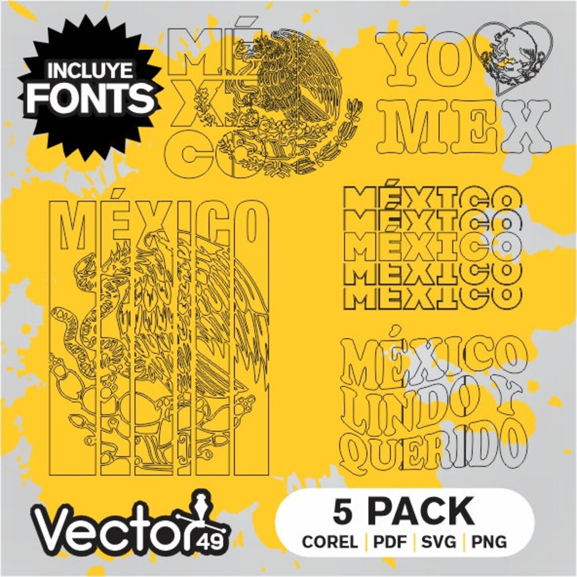 Viva México SVG, Mes Patrio SVG, 16 Septiembre México Svg, Fiesta ...