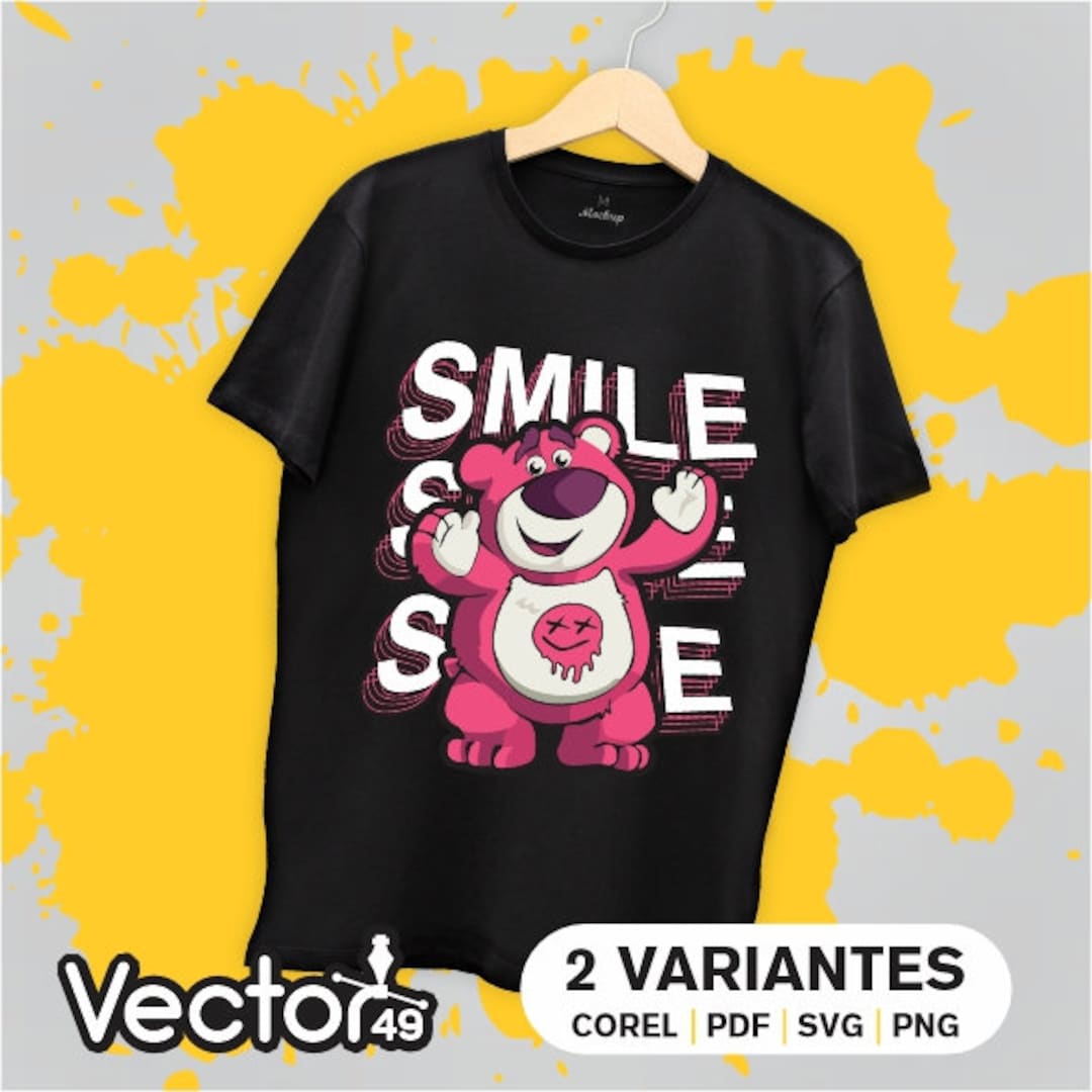 Playera Lotso, Lotso T-shirt, Lotso SVG, Lotso Vector, Smile Lotso ... Playera Lotso, Lotso T-shirt, Lotso SVG, Lotso Vector, Smile Lotso ...