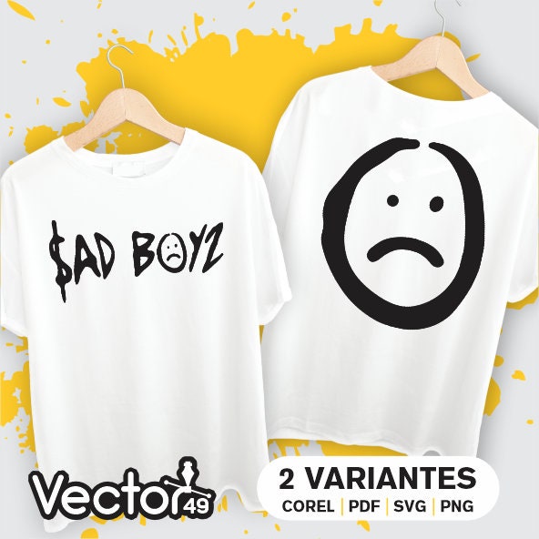 Sad Boyz T-shirt Vector Art (SVG, PDF) - Etsy