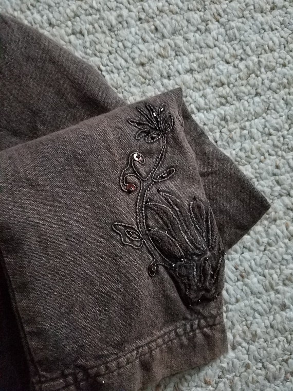 Vintage Rusty Denim Dress Jacket - Gem